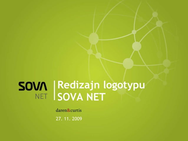 Nový korporátní design SOVA NET | PPT