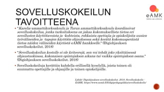 eAMK webinaari: Digisovellukset erilaisissa ohjaustilanteissa | PPTX