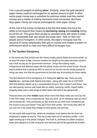 Sovereignmatrix | PDF