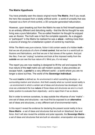 Sovereignmatrix | PDF