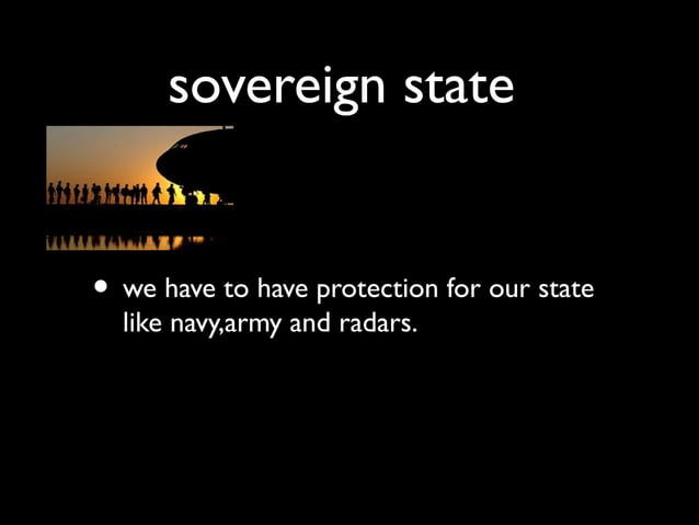 Sovereign state project | PPT