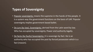 Sovereignty | PPTX