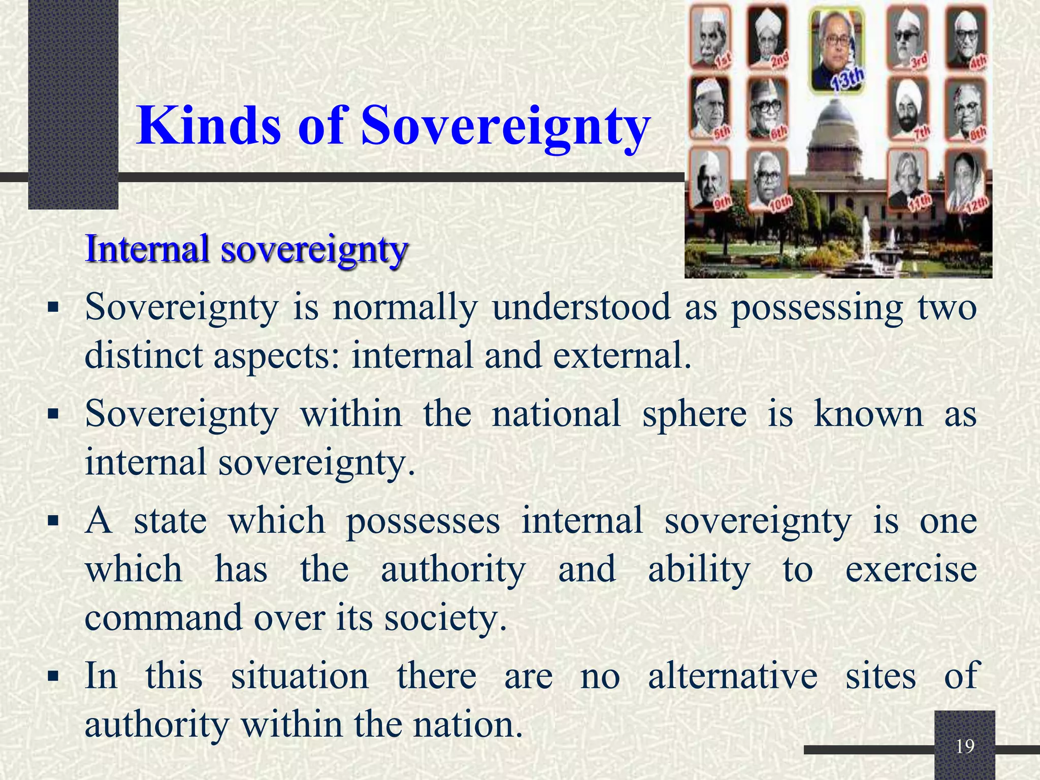 Sovereignty | PPTX | Law