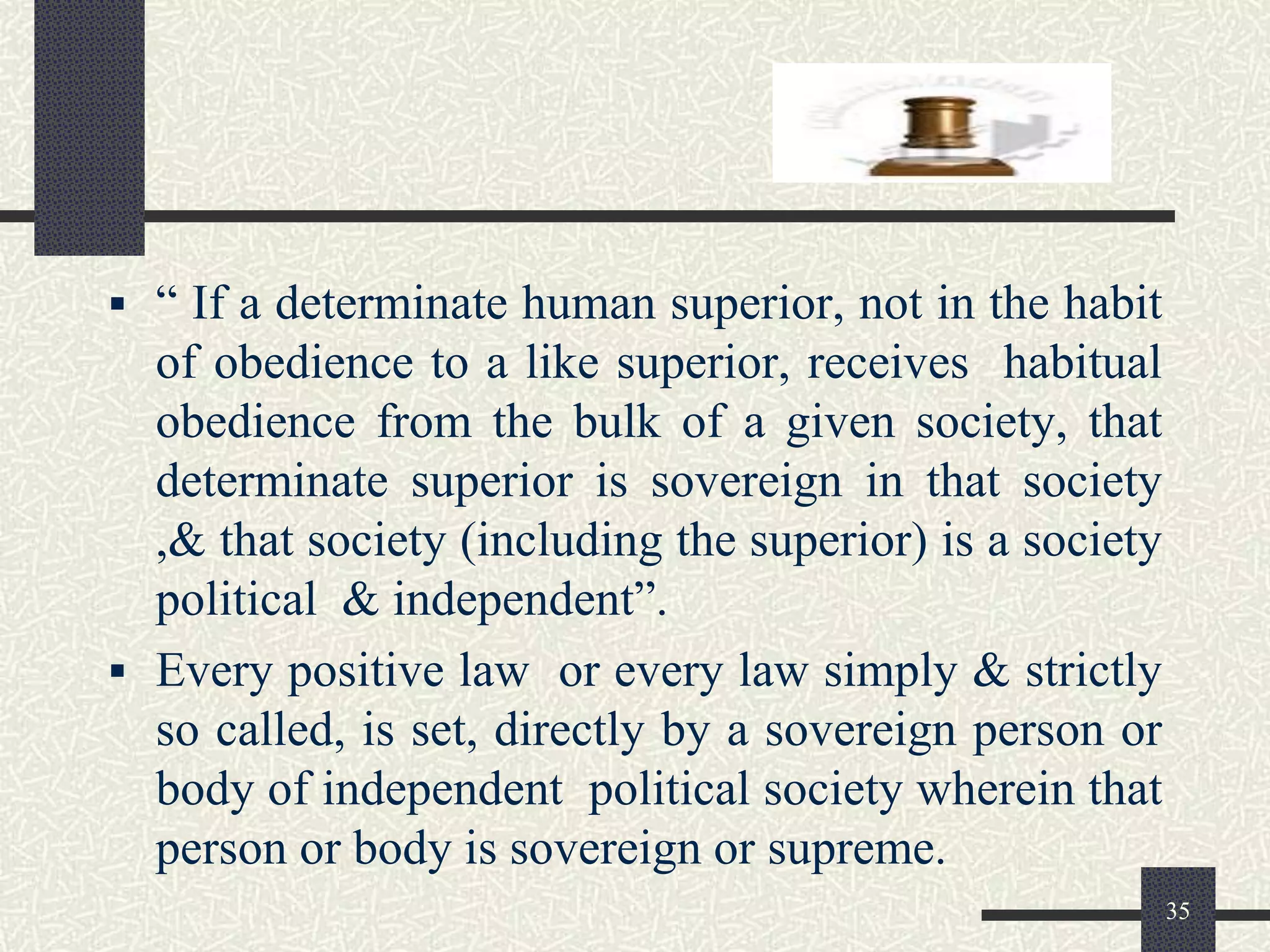 Sovereignty | PPTX | Law