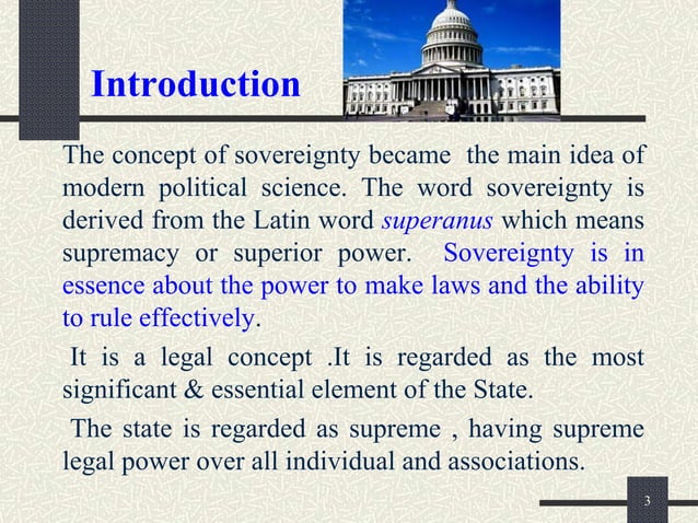 Sovereignty