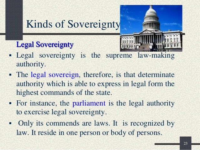 Sovereignty