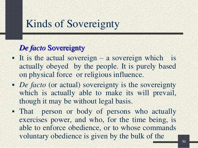 Sovereignty Meaning