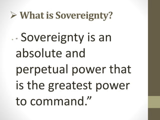 Sovereignty | PPTX