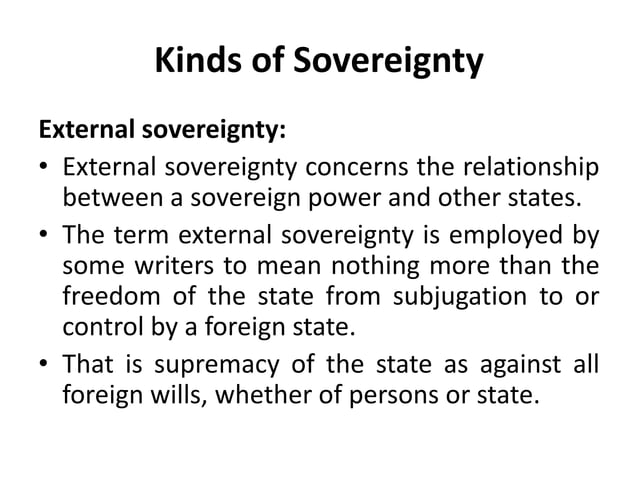 Sovereignty (1).pptx | Law