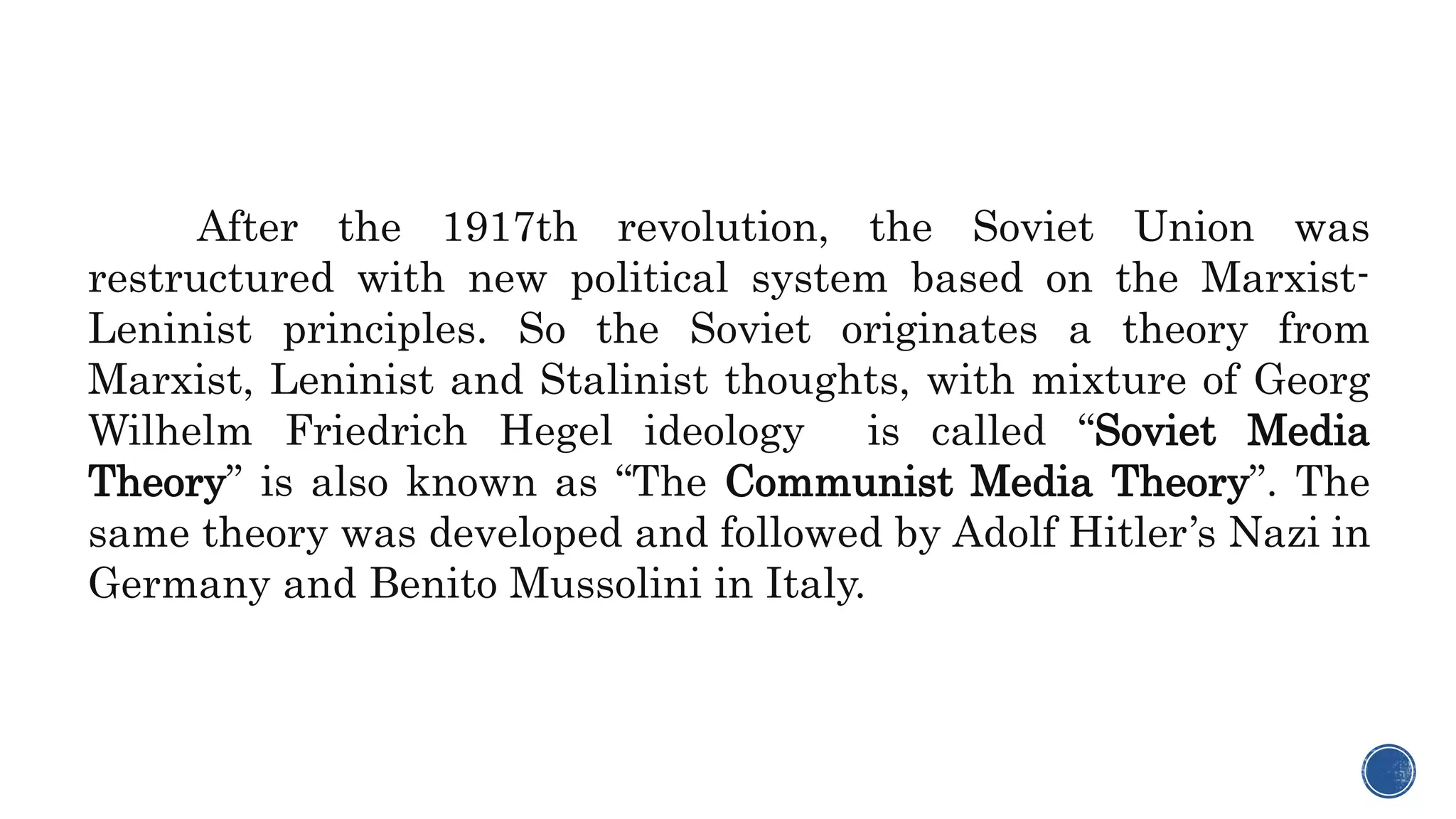 Soviet media-theory | PPTX