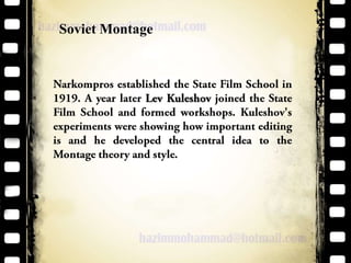 Soviet montage (1924 30) | PPTX