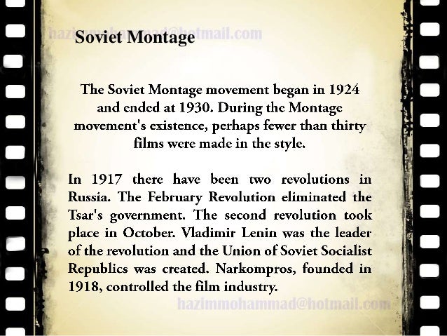Soviet montage (1924 30)