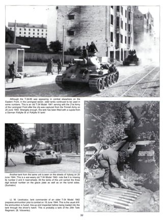 Soviet tanks in combat 1941 1941 - the t-28, t-34, t-34-85 and t-44 ...