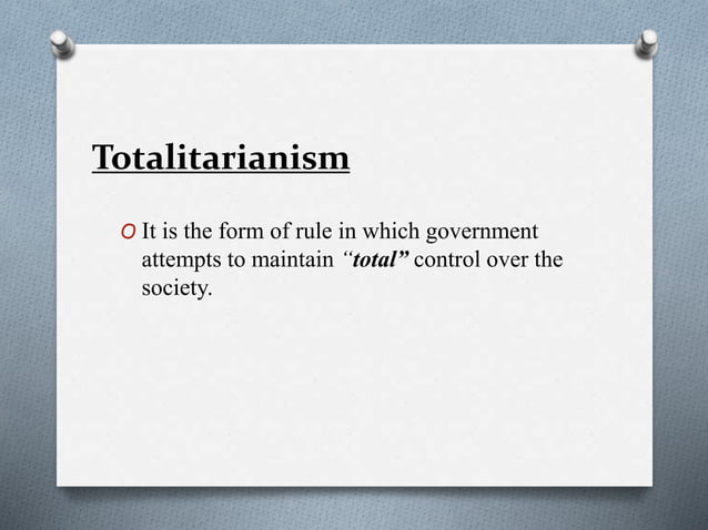 Soviet Totalitarian Theory | PPT