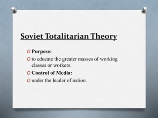 Soviet Totalitarian Theory | PPTX