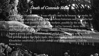 Russian Politics of the 20th Century | PPTX