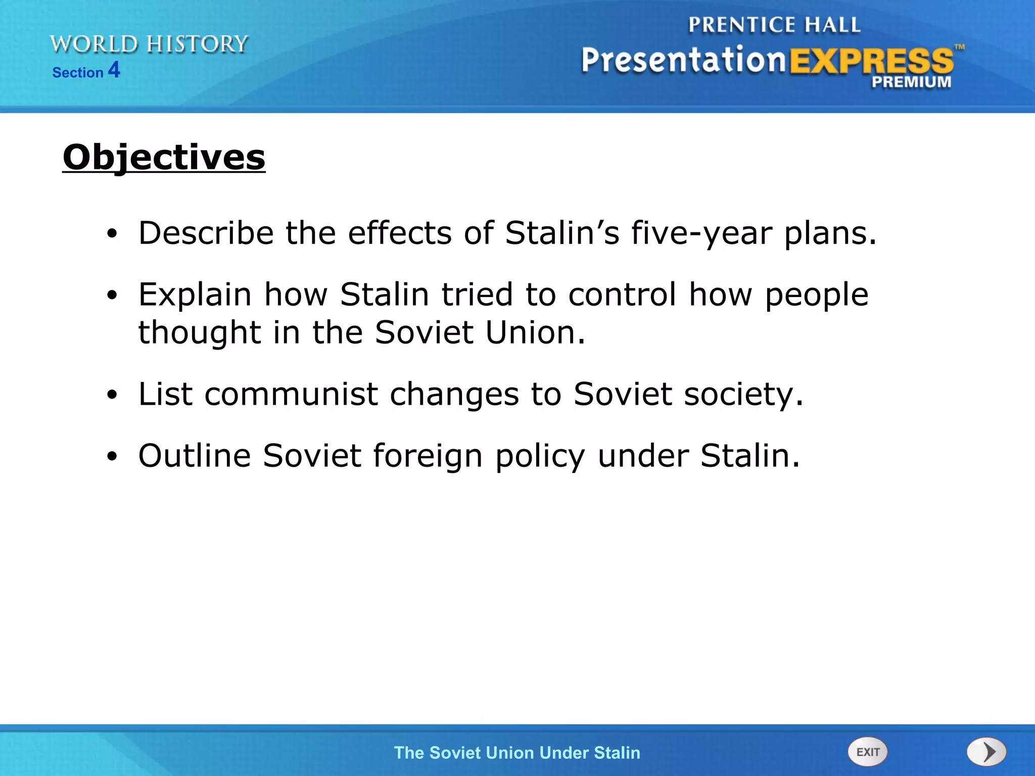 Soviet union and stalin | PPT | Political Issues & policy | Politics