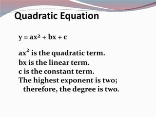 Solving quadratics by graphing notes | PPT