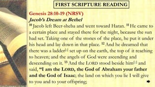 "When Jacob Found God For Himself"- 7th Sunday of Pentecost (7/19/20 ...