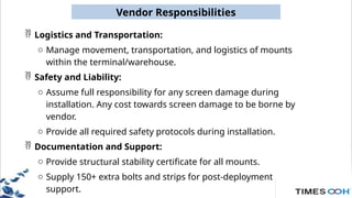 SOW - Mounting Mechanism for 65 inches Screen - Terminal 3.pptx