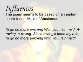 So, we'll go no more a roving(blog) | PPT | Poetry | Books and Literature