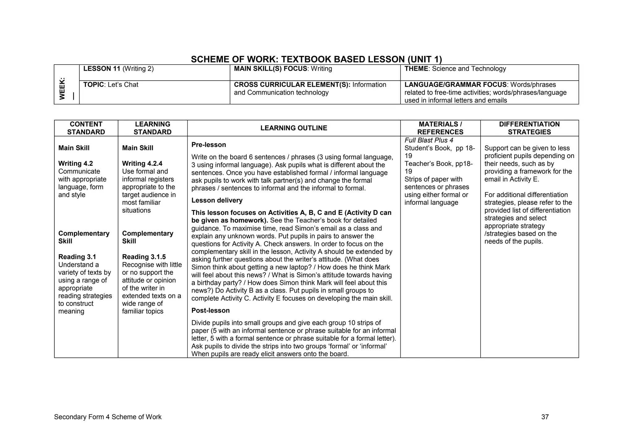 KURIKULUM STANDARD SEKOLAH MENENGAH SCHEME OF WORK SECONDARY FORM 4 .pdf