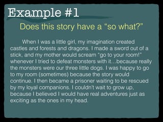 Achieving the "So what?" Factor | PDF