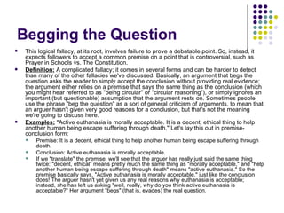 So what do fallacies look like | PPT