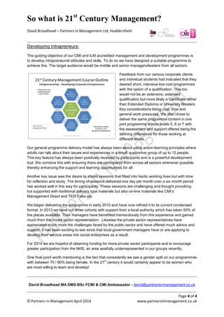 So what is 21st century management? | PDF