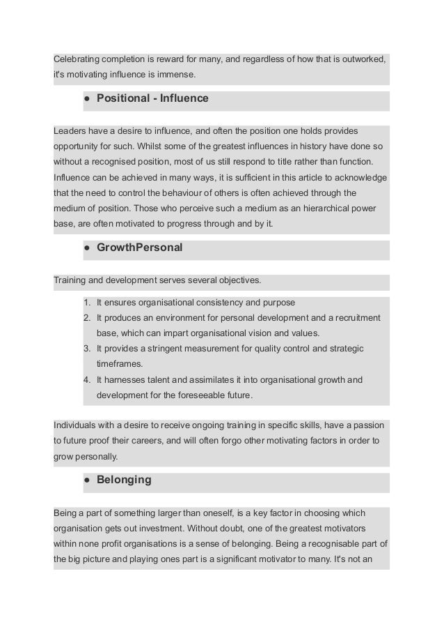 So what motivates you ? | PDF