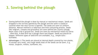 Sowing methods (1) | PPTX