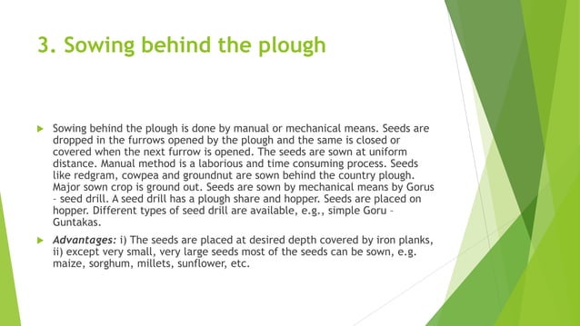 Sowing methods (1) | PPTX