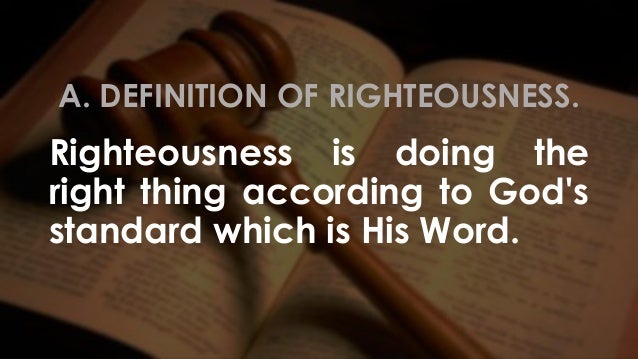 December 3 2017 - Sowing and Reaping of Righteousness