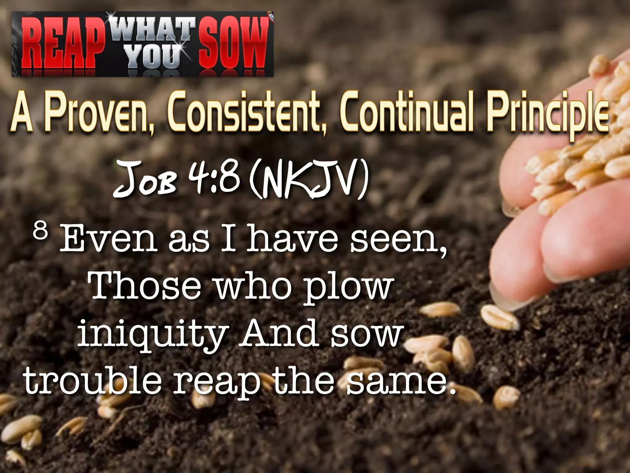 Sowing and reaping_what_will_you_reap | PDF