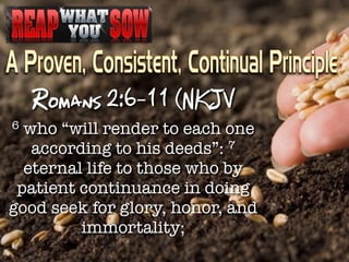 Sowing and reaping_what_will_you_reap | PDF