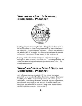 Sowing Seeds, Harvesting Hope | PDF