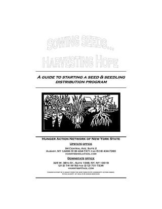 Sowing Seeds, Harvesting Hope | PDF