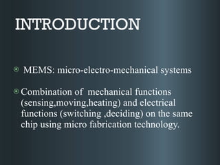 mems ppt | PPT