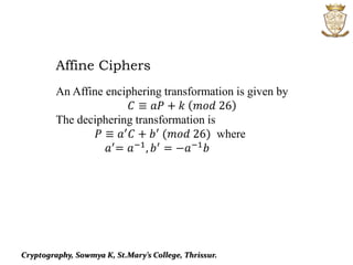 Mathematics:Cryptography | PPTX