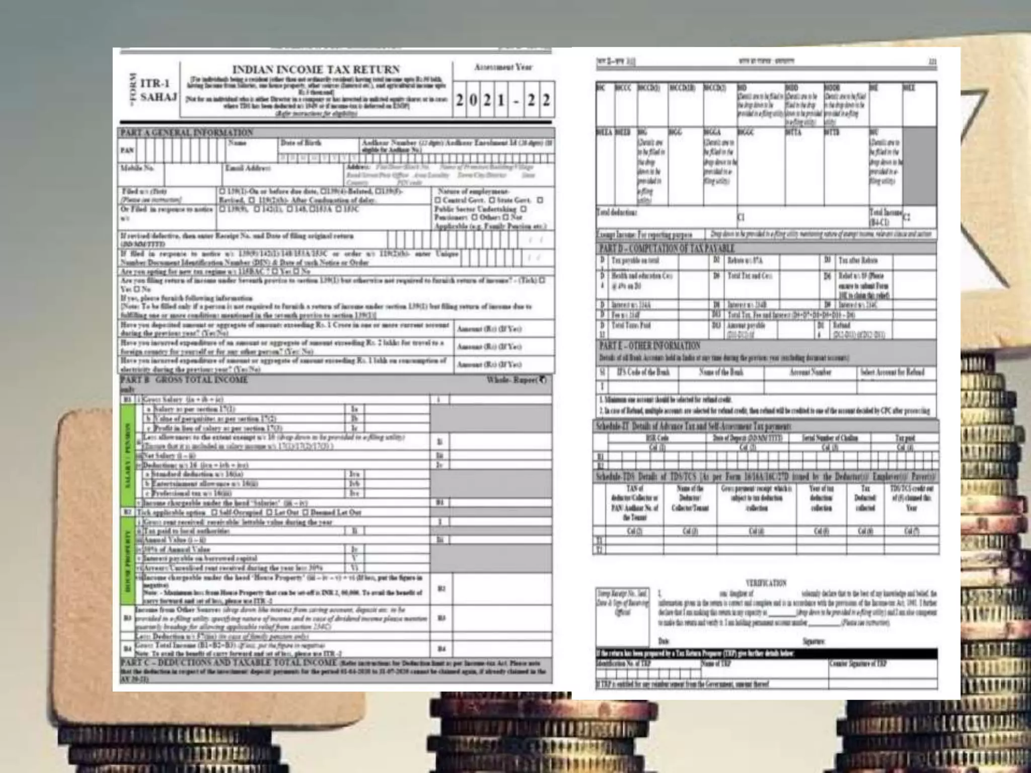 E-filing of Income tax Return | PPTX