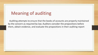 Types of auditing | PPT
