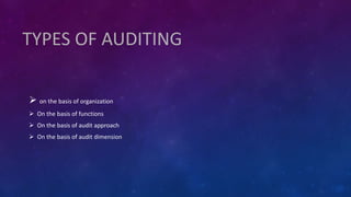 Types of auditing | PPT