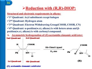 Reduction with (S)-BINAL-H and (R,R)-DIOP | PPTX