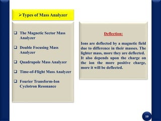 Instrumentation of Mass Spectrometry | PPTX