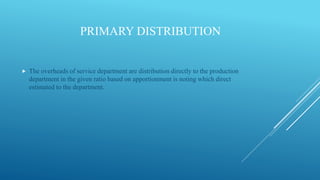 Overhead - Primary and Secondary Distribution | PPTX