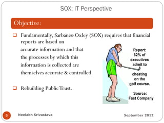SOX- IT Perspective | PPT