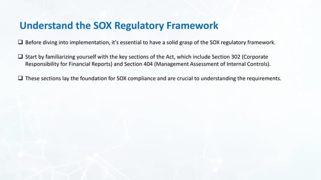 SOX Compliance Checklist Steps for Implementation | PDF | Business ...