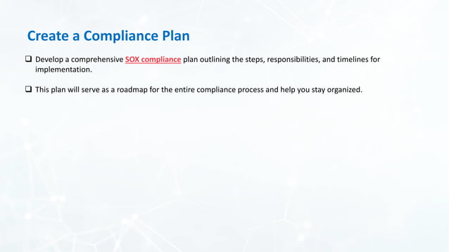 SOX Compliance Checklist Steps for Implementation | PDF | Business ...