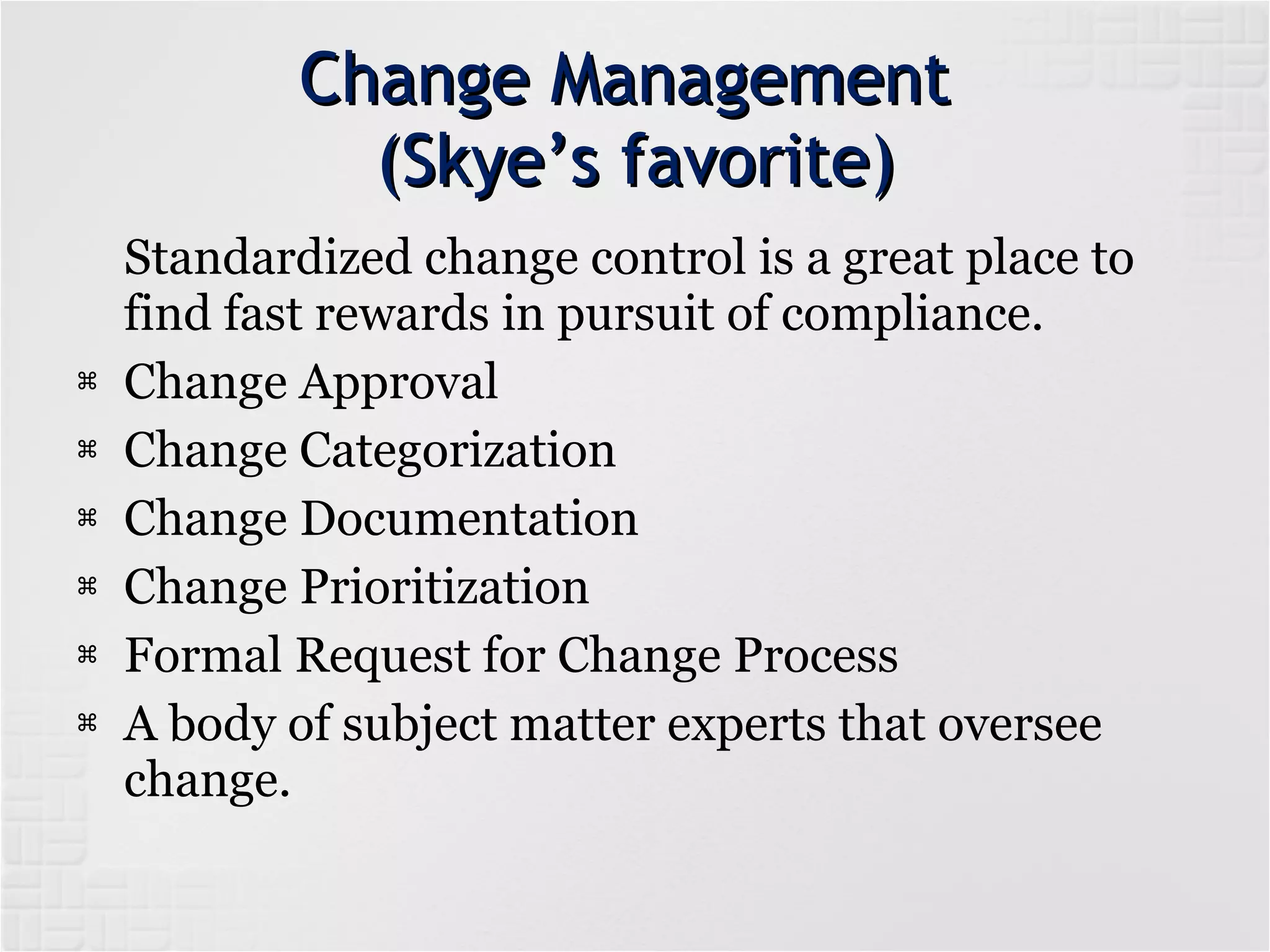 Sox Compliance Presentation | PPT