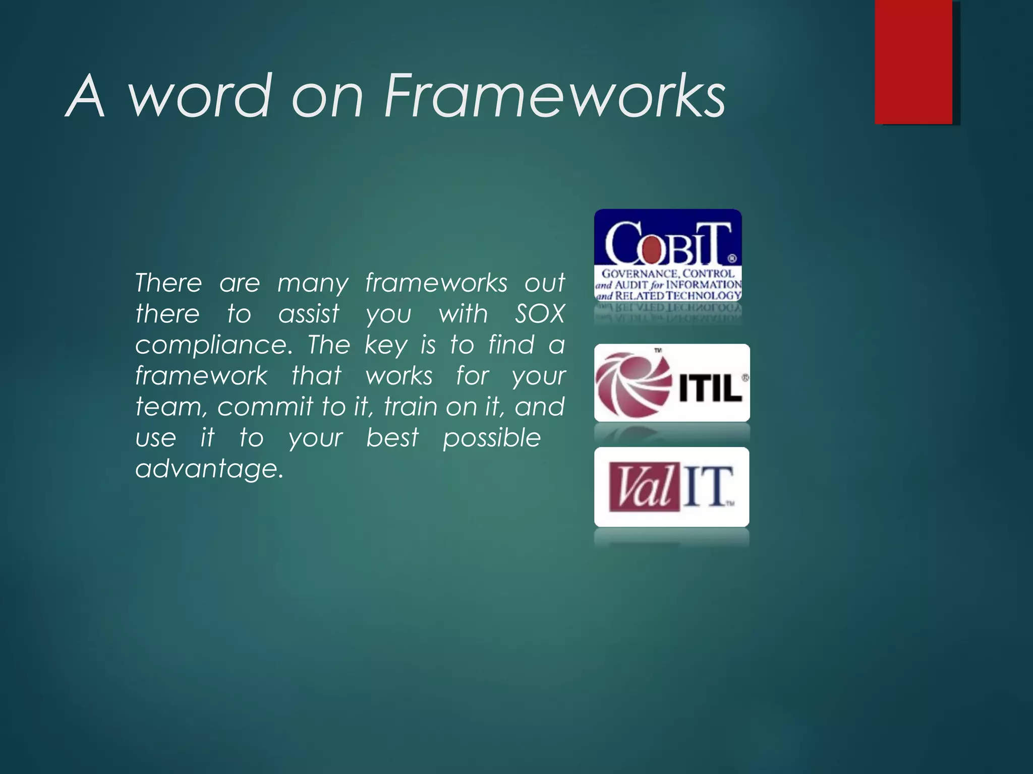 SOX compliance - Understanding Sarbanes-Oxley | PPT